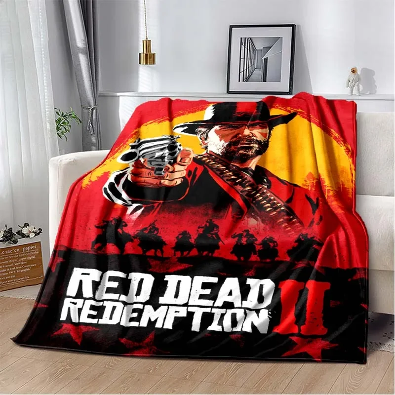 Game-Red-Dead-Redemption-Thin-Throw-Blanket-Couverture-Cobertor-Anime ...