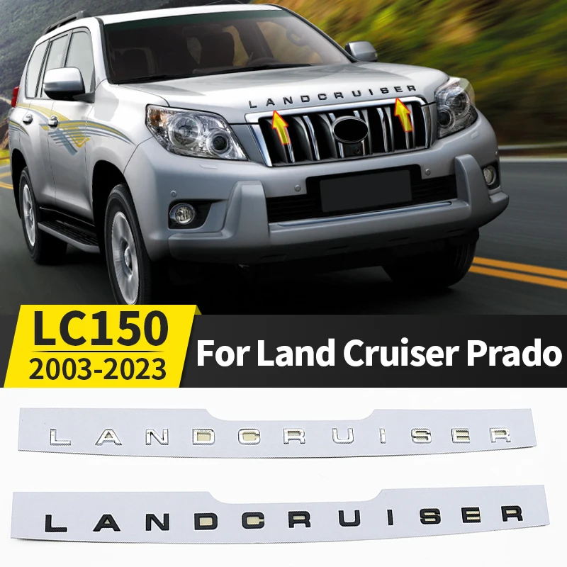 For-Prado-150-120-Lc150-LC120-2021-2003-2020-3D-Badge-Logo-Letter ...