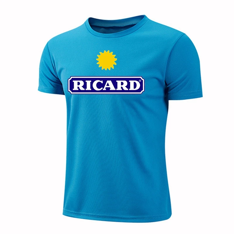 Ricard-T-Shirt-Manches-Courtes-et-Col-Rond-pour-Homme-V-tement-vaccage ...