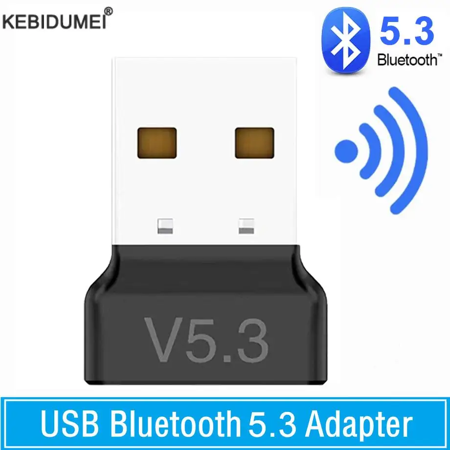 Adaptador USB Bluetooth 5,3 5,0, receptor inalámbrico BT 5,3, Dongle, transmisor de alta ...