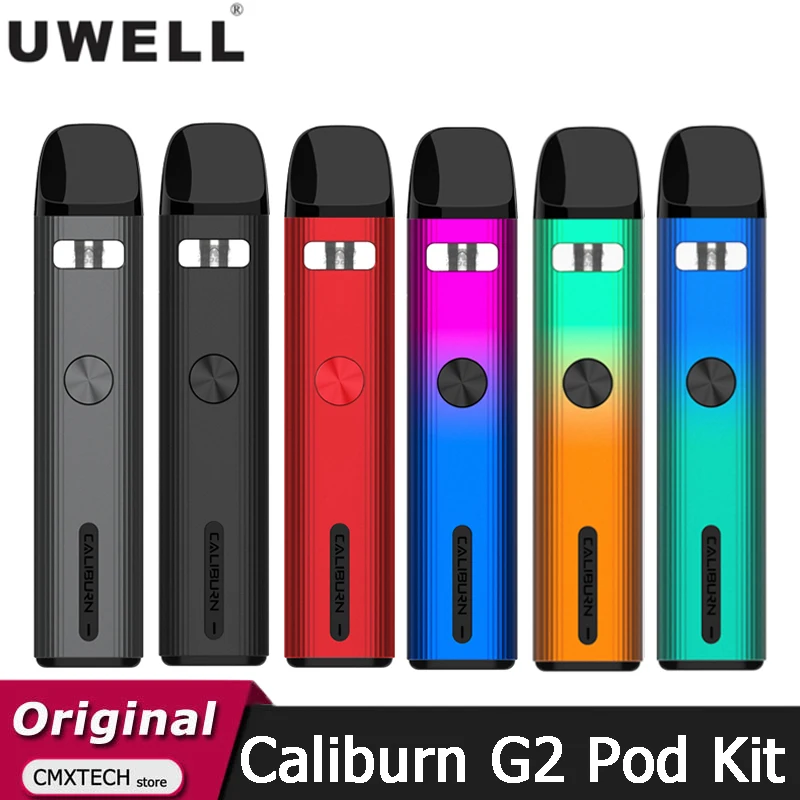Original Uwell Caliburn G2 Kit 18W Vape 750mAh 2ml Empty Pod Fit ...