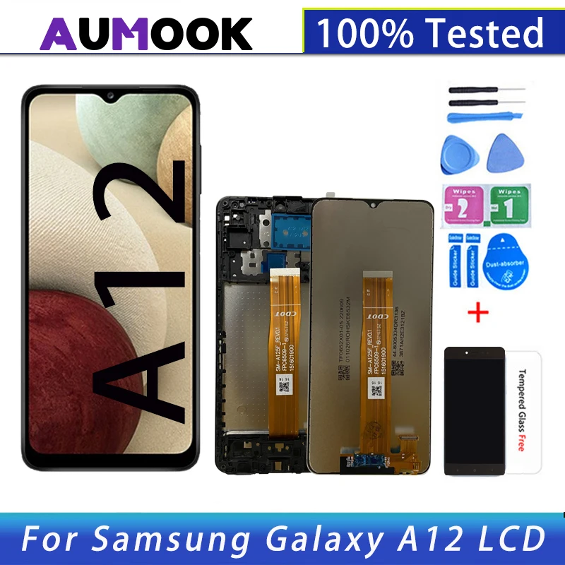 New-Tested-For-Samsung-Galaxy-A12-LCD-A125F-SM-A125F-A125-Display-Touch ...