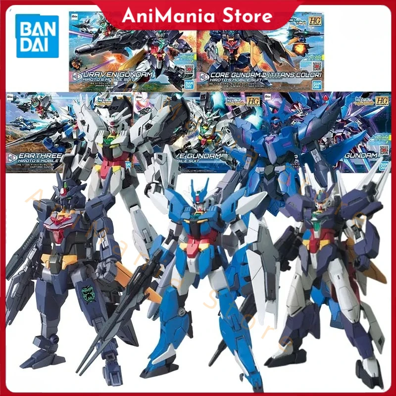 Bandai Gundam Model Kit HG Earthree Jupitive Alus Earthree Uraver Core ...