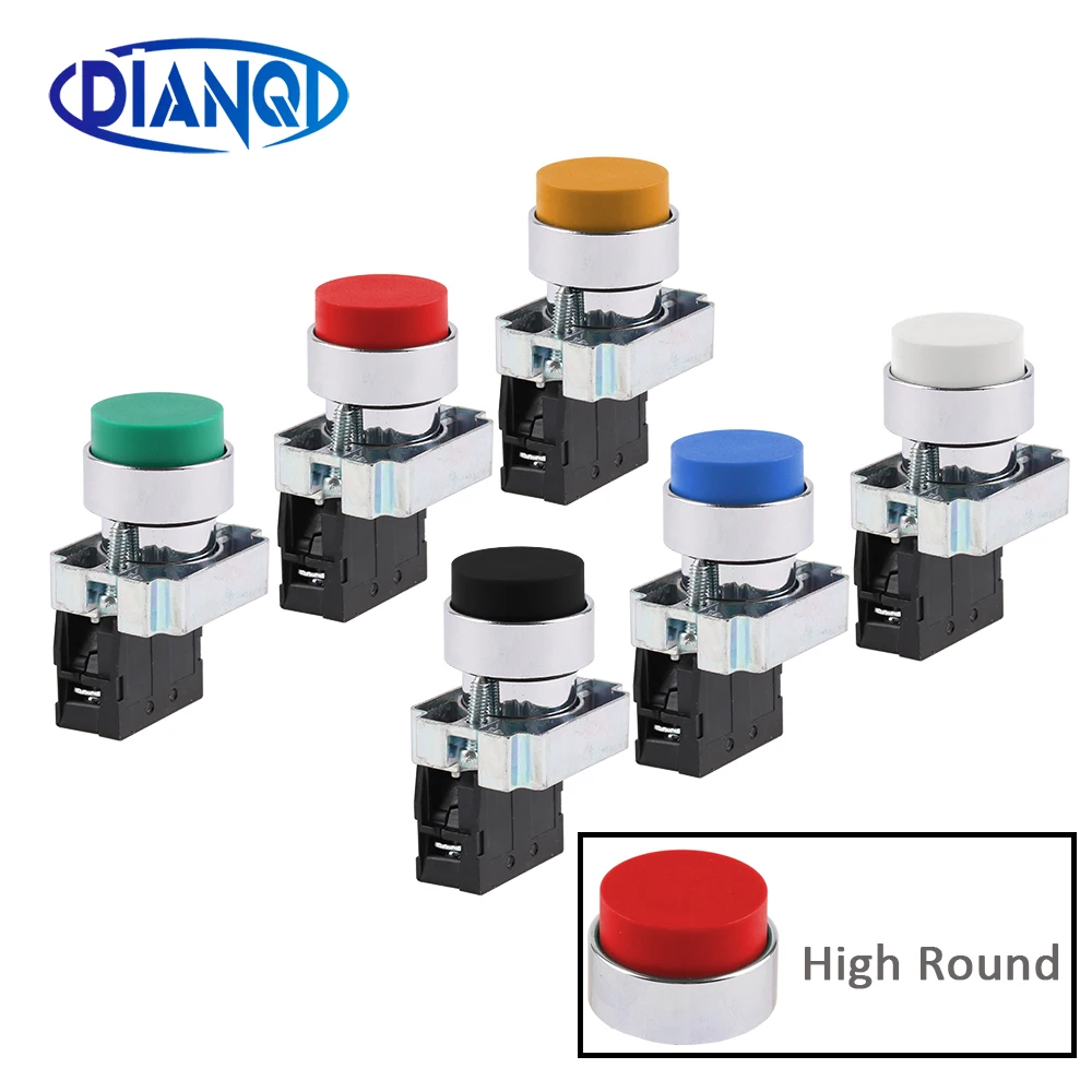 extended-push-button-High-round-switch-self-resetting-22mm-momentary ...