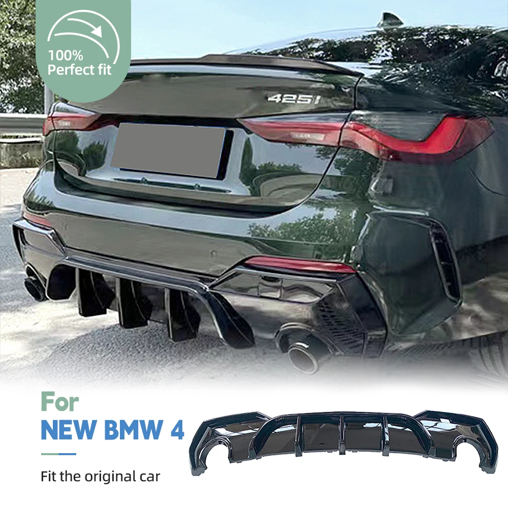 For 2020-2023 BMW 4-Series G22 G23 Rear Bumper Lip Diffuser Splitter ...