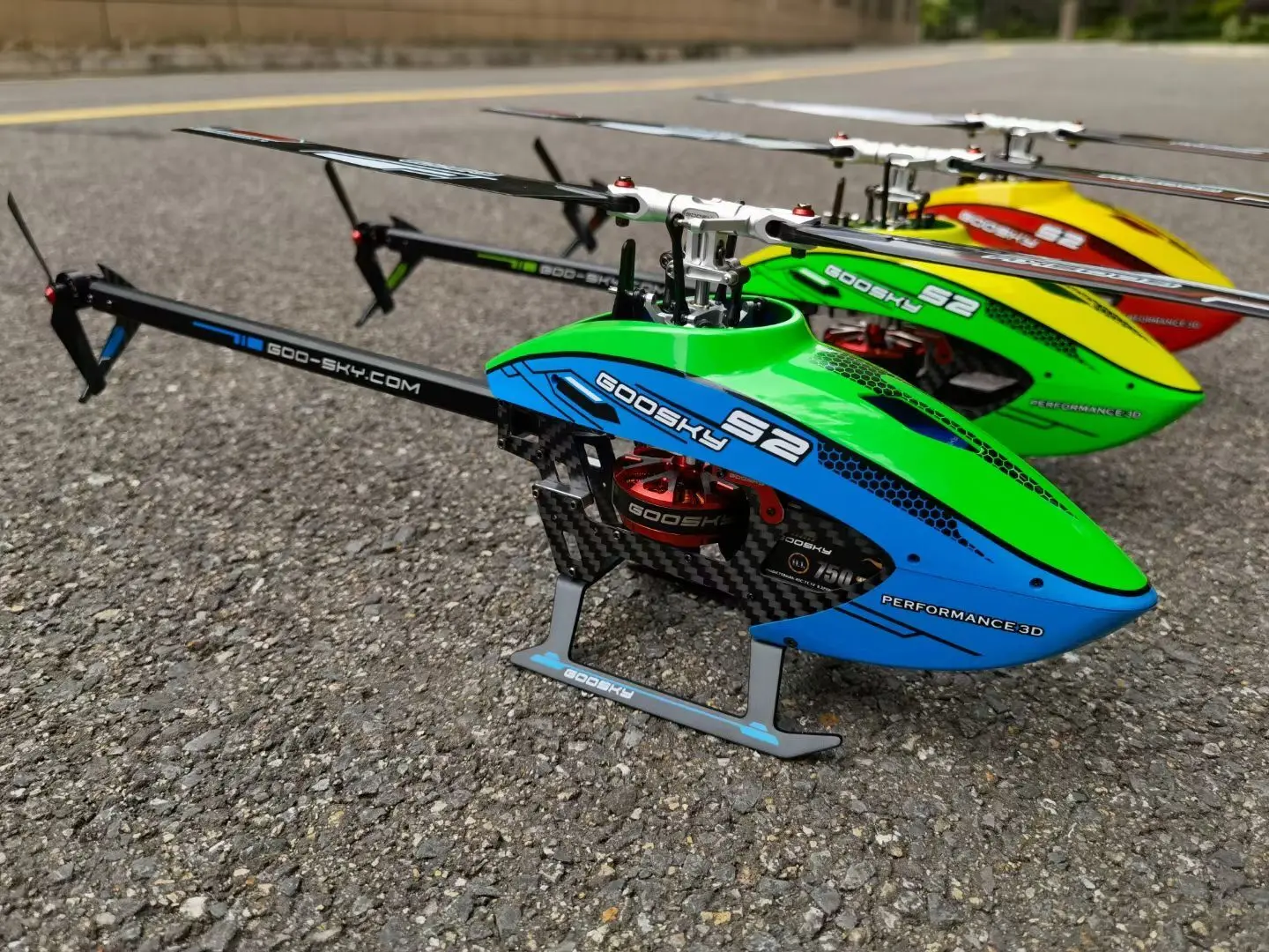 In Stock GOOSKY S2 BNF 3D RC Helicopter 6CH 3D Flybarless Dual Brushless Motor Direct-Drive RC ...