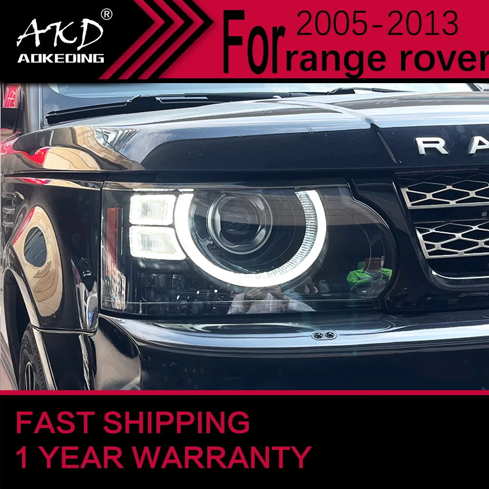 Car-Lights-for-Land-Rover-Range-Rover-LED-Headlight-2005-2013-Range ...