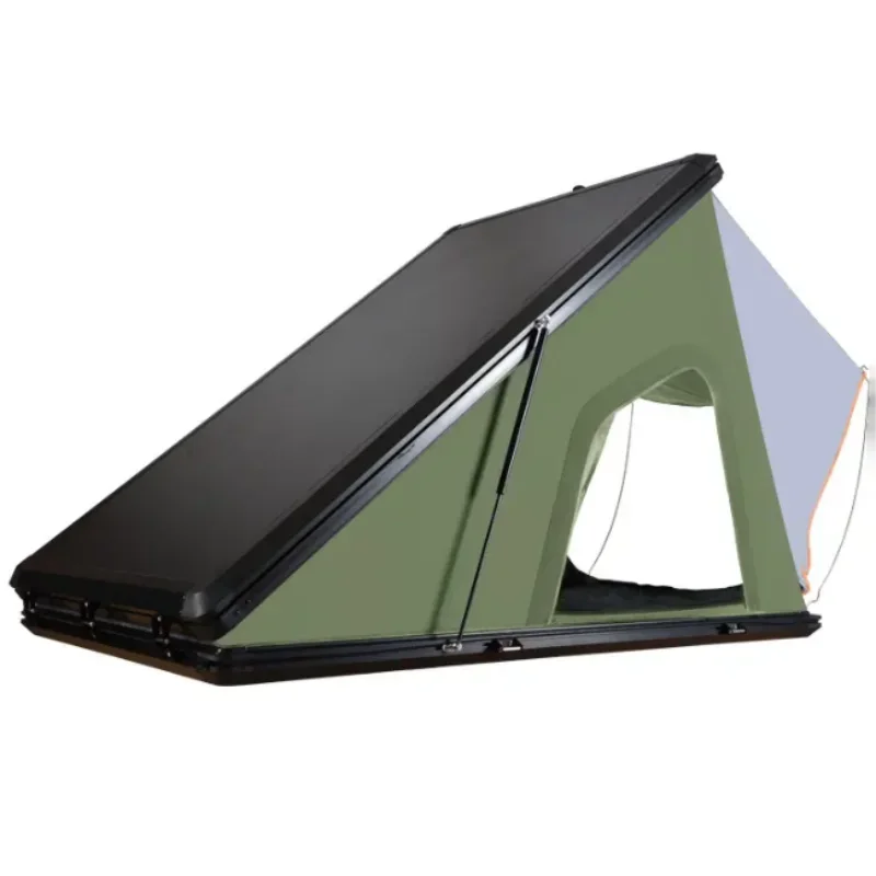 2-1M-Wider-Version-Outdoor-Camping-Car-Triangle-Roof-Top-Tent-Aluminum ...
