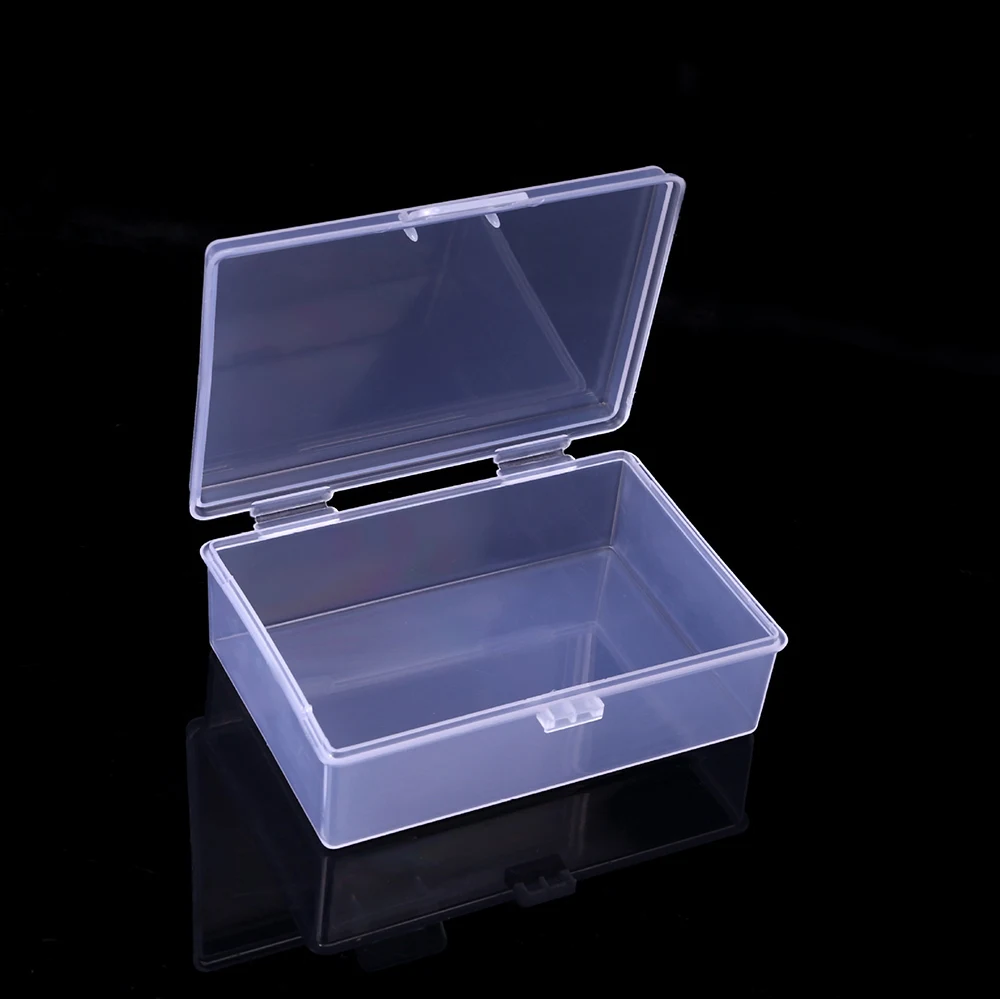 Mini Boxes Rectangle Plastic Card Storage Box Practical Transparent ...