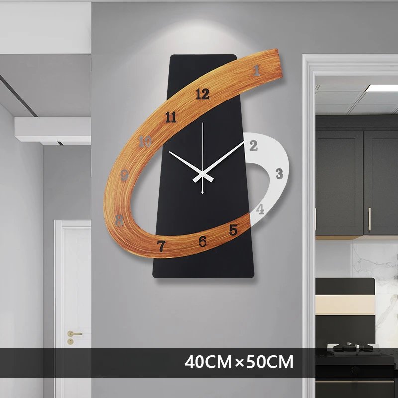 Luxury-Modern-Wall-Clocks-Art-Hands-Aesthetic-Minimalist-Silent-Wall ...