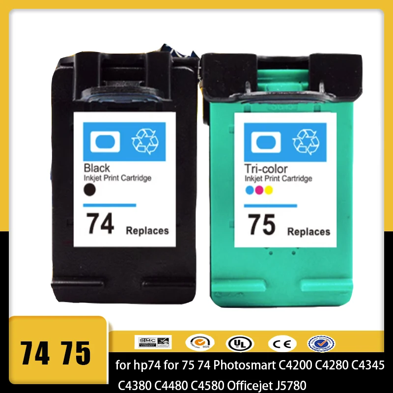 Vilaxh-74XL-75XL-Ink-Cartridge-compatible-for-hp74-for-75-74-Photosmart ...