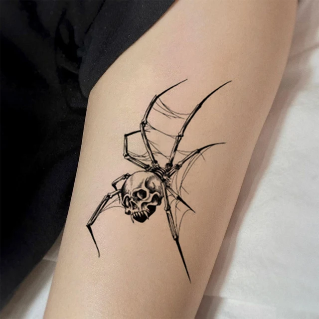 Gothic spider tattoo | Orangetattooshop.com