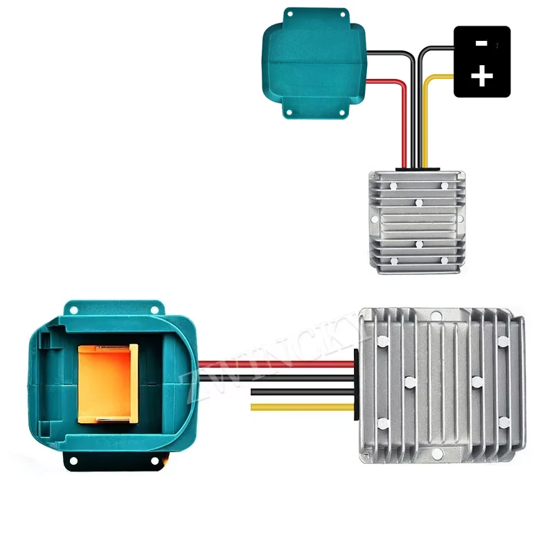 Convertidor-reductor-de-18V-a-12V-para-bater-a-de-iones-de-litio-Makita ...
