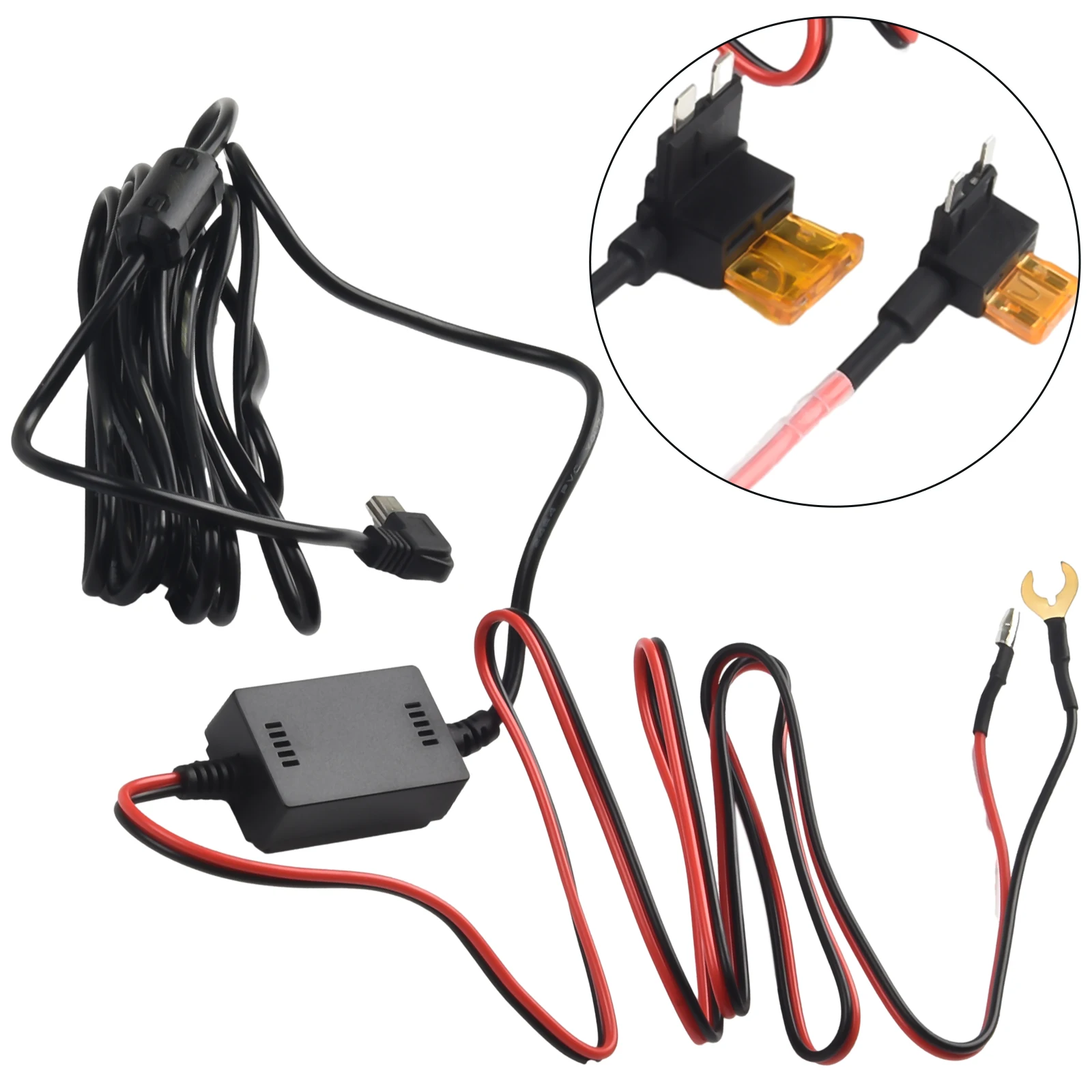 1-Set-12v-To-24v-Hard-Wire-Fuse-5v-2amp-Box-Auto-Recorder-Dash-Cam-Hard ...