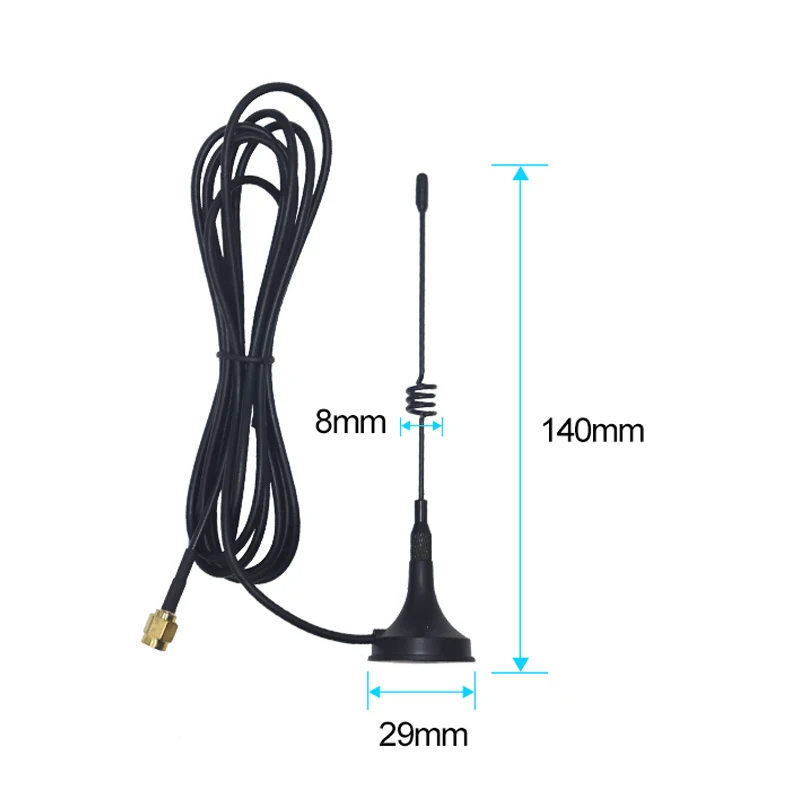 3. Antena magnética con ventosa de 5dbi/5dbi, amplificador de señal gsm ...