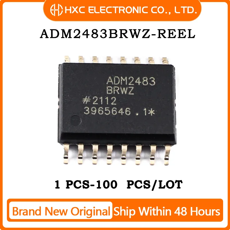 1PCS-10PCS-50PCS-100PCS-ADM2483BRW-ADM2483BRWZ-REEL-ADM2483-DGT-ISO-2 ...
