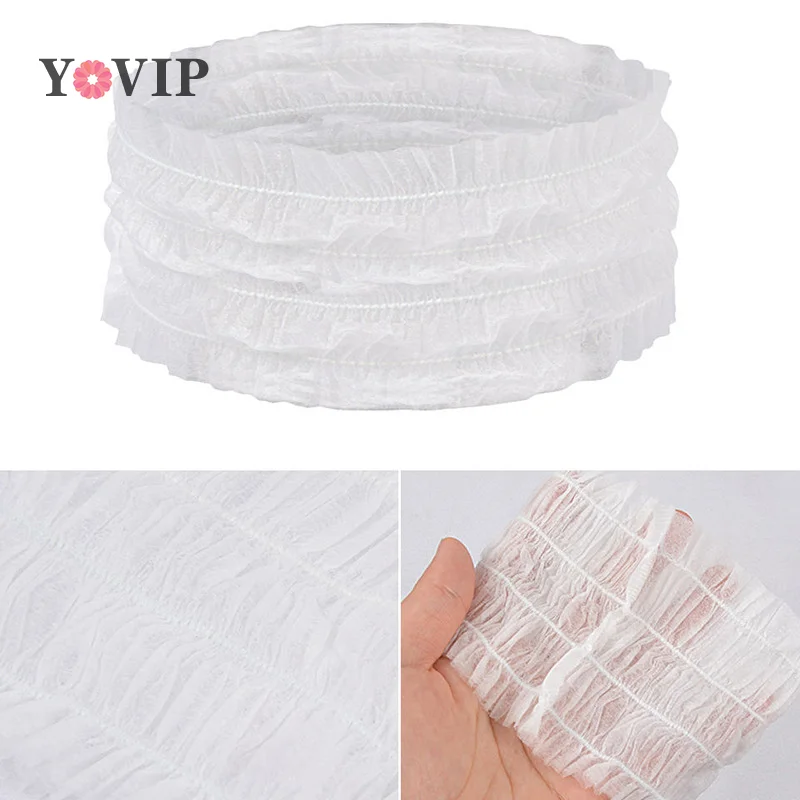 10PC-White-Disposable-Spa-Facial-Headbands-Non-Woven-Cloth-Hair-Band ...