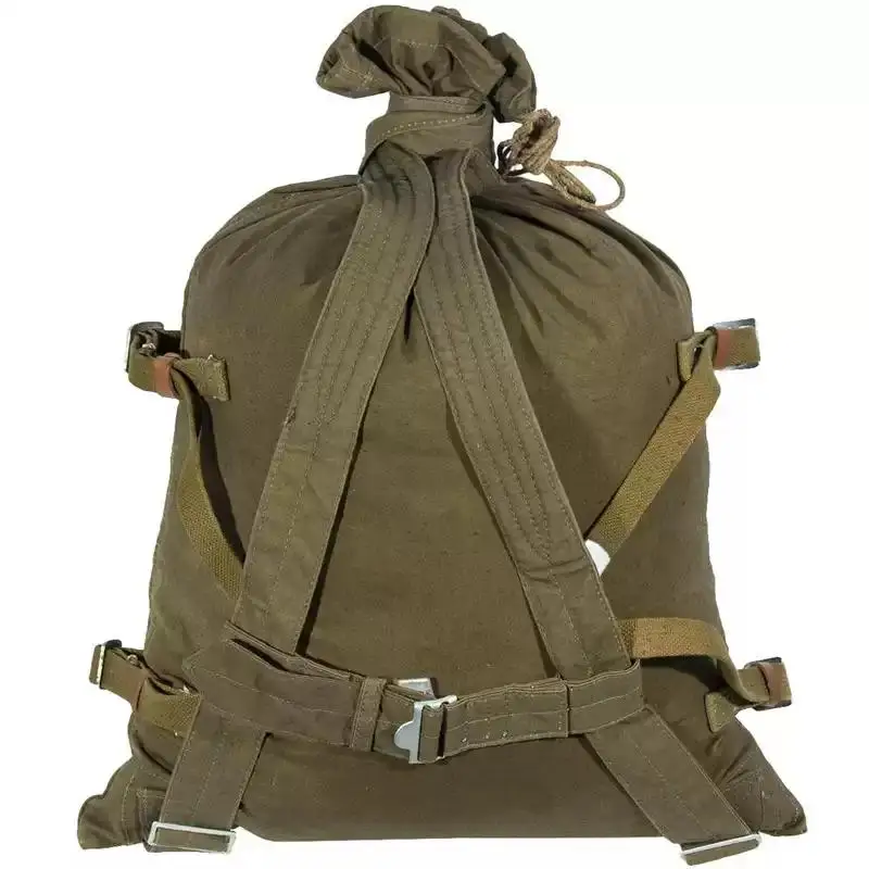 Soviet Gunny Bag Outdoor Canvas Double-shoulder Tactical Backpack ...