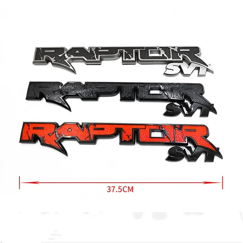 3D-ABS-Black-Red-Silver-Logo-RAPTOR-SVT-Emblem-Trailer-Labe-Sticker-Car ...