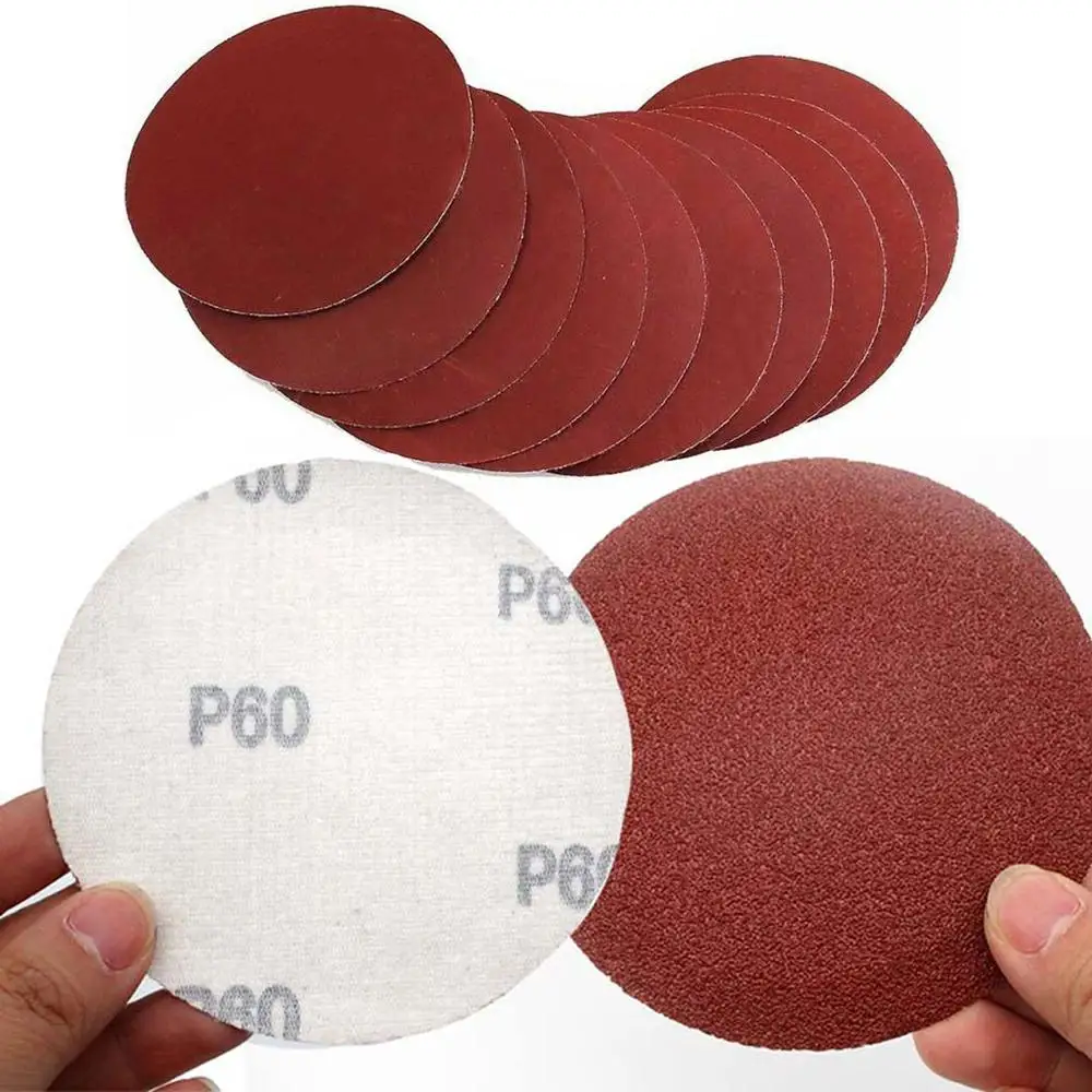 TORGWIN-50PCS-5-inch-125MM-Round-Sandpaper-Disc-Sander-Disc-40-60-80 ...