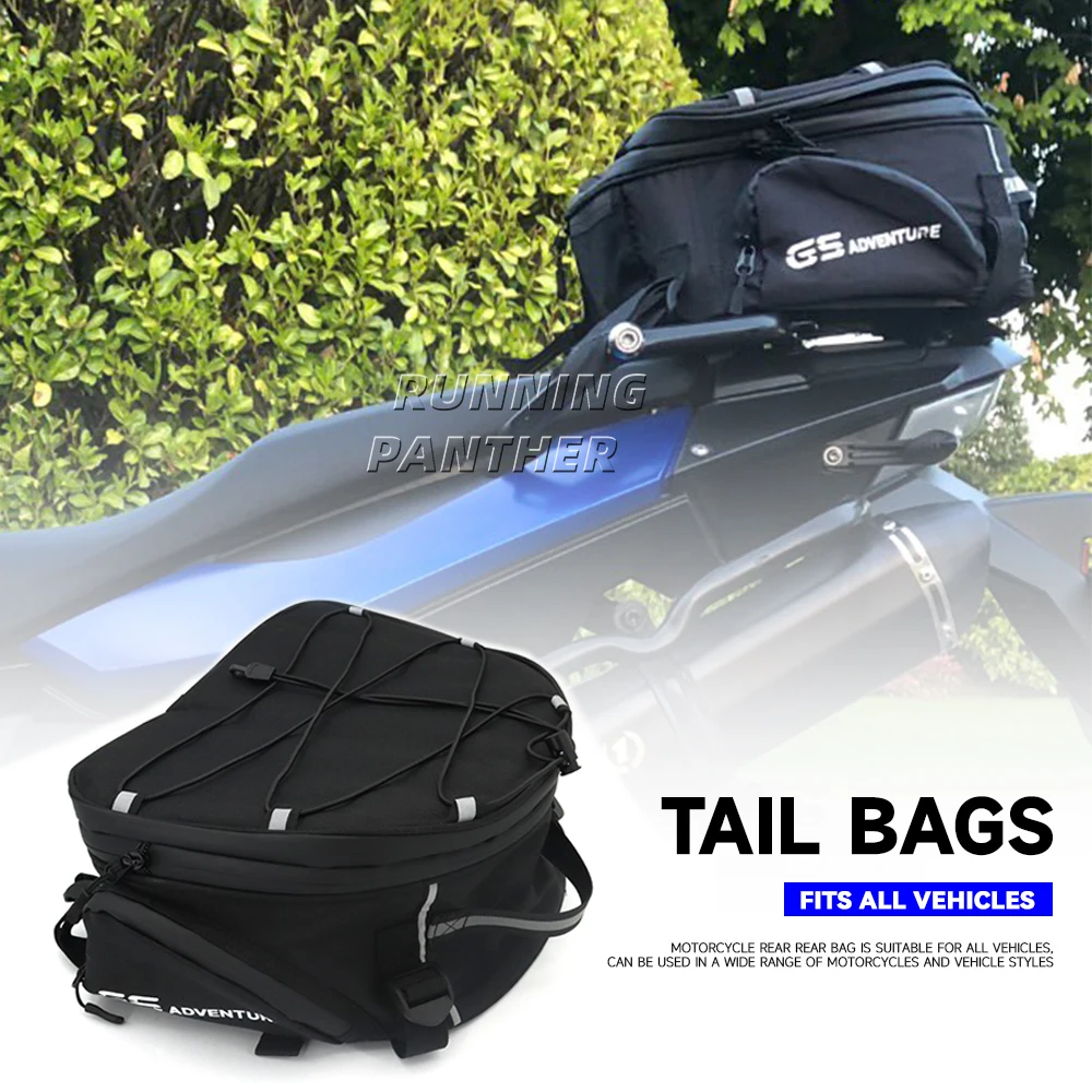Universal Motorcycle Tail Bags Luggage Rack Top Cases Tailbag For Bmw ...