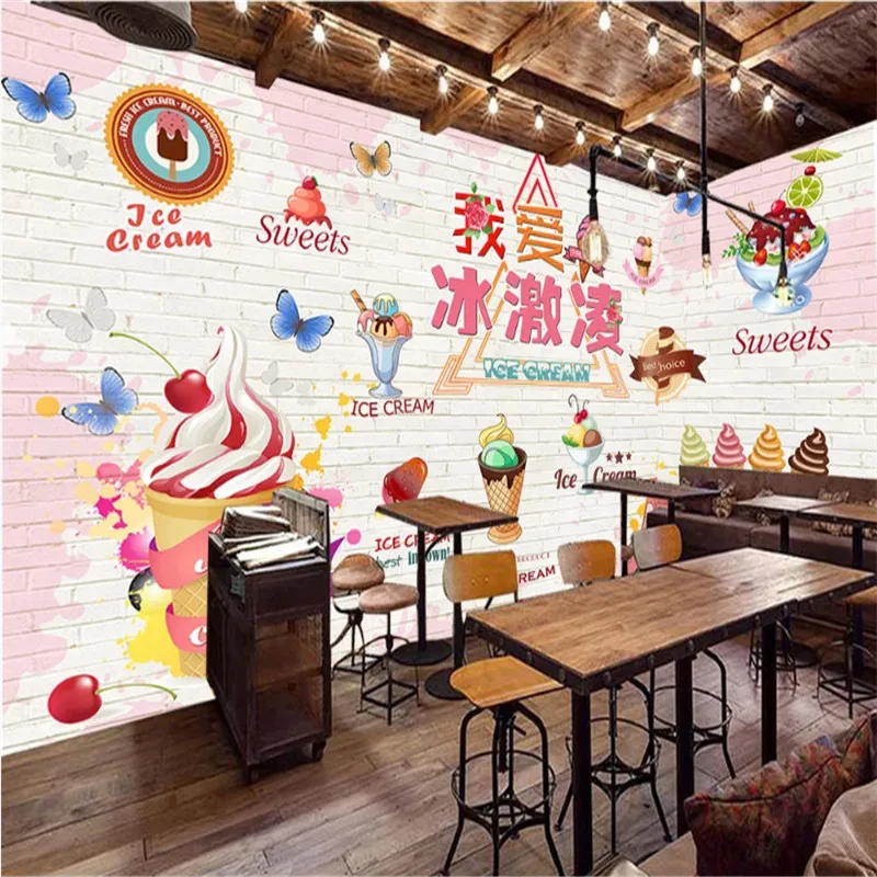 Ice Cream Shop Background