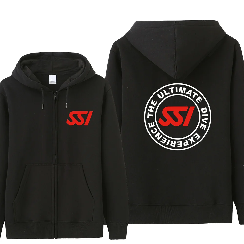 Scuba Diving Dive SSI Sweatshirts Men Casual SSI Hoodies Fleece Jacket ...
