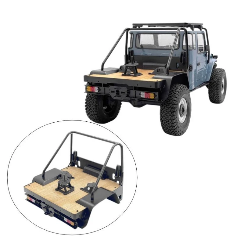 MUD-Metal-Traseiro-Bucket-Hopper-para-1-10-Escala-Rock-Crawler-Truck-VP ...