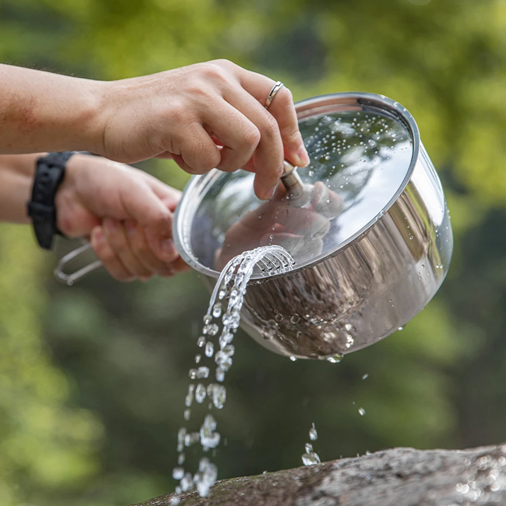 Camping-Hiking-Rice-Cooker-Folding-Handle-Soup-Pot-Outdoor-Portable ...