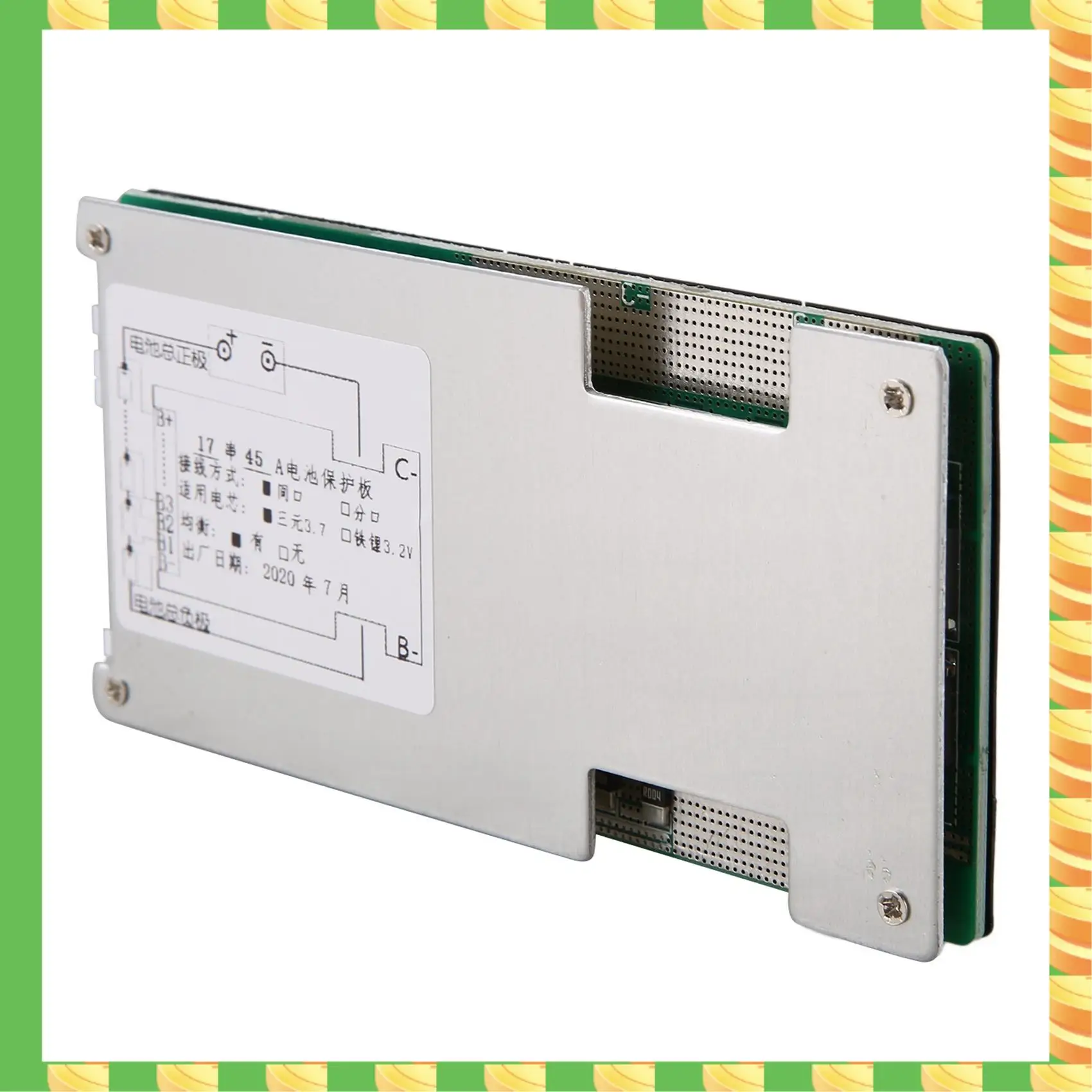 AB53 17S 60V 45A Protection Board Li- Lipolymer Battery UPS Energy ...