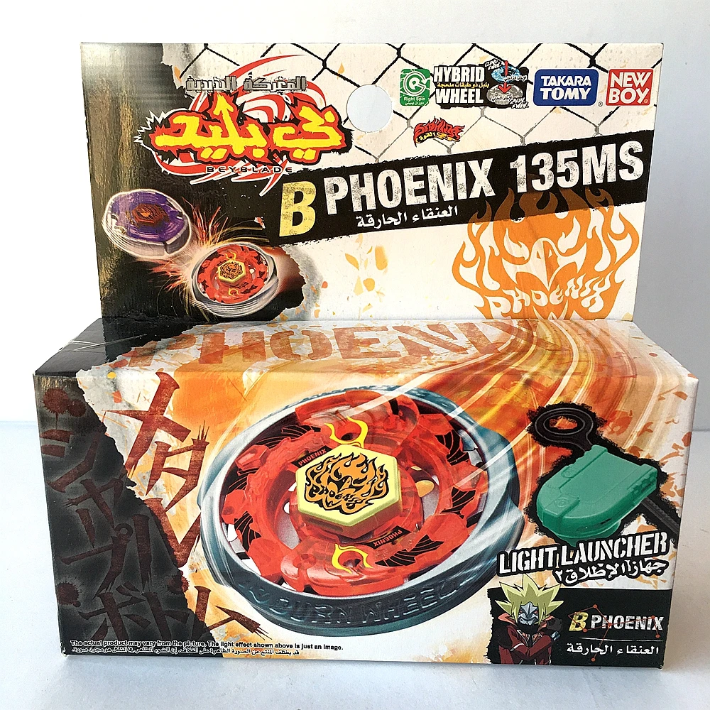 Takara tomy fusão de metal beyblade bb59 queimar fireblaze phoenix ...