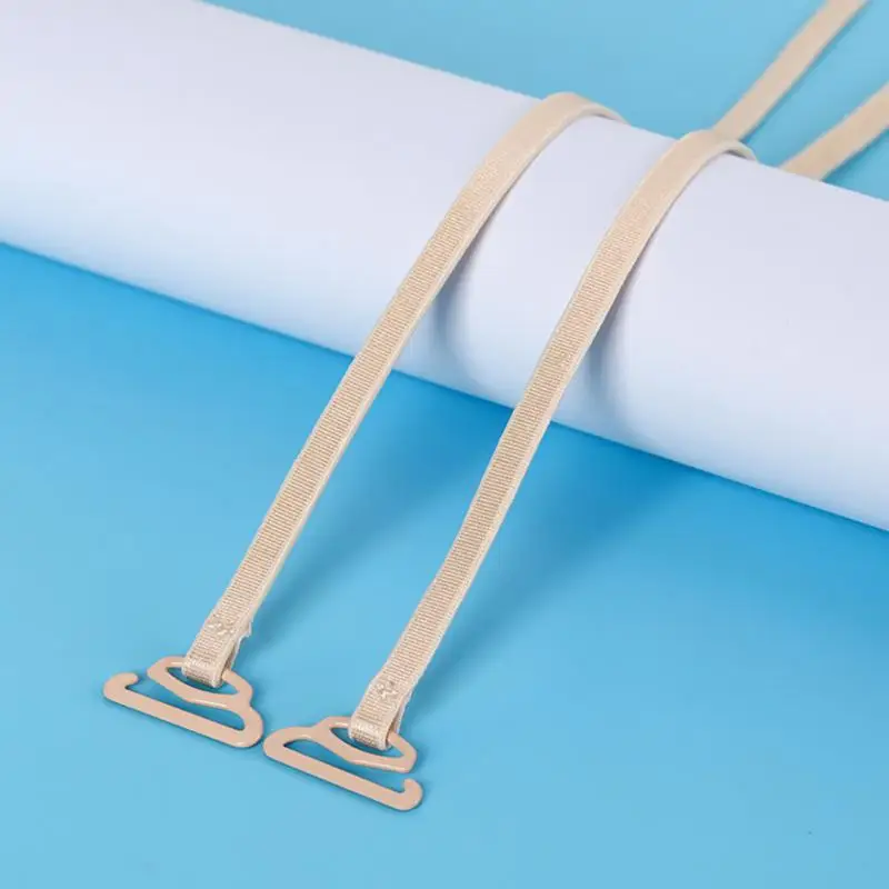 3 Pairs 5mm Girl Practical Underwear Shoulder Straps Non slip Invisible ...