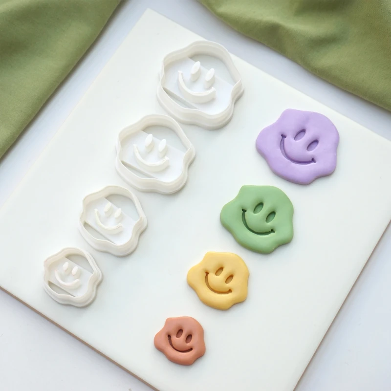 Classic-Smiley-Face-Flower-Polymer-Clay-Mold-Smiley-Face-Stamps ...