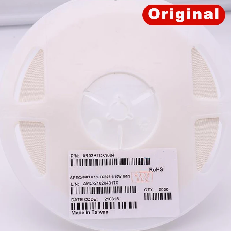 5000pcs-0-1-0603-High-precision-Chip-resistor-1608-1-10-20-47-100-1R ...