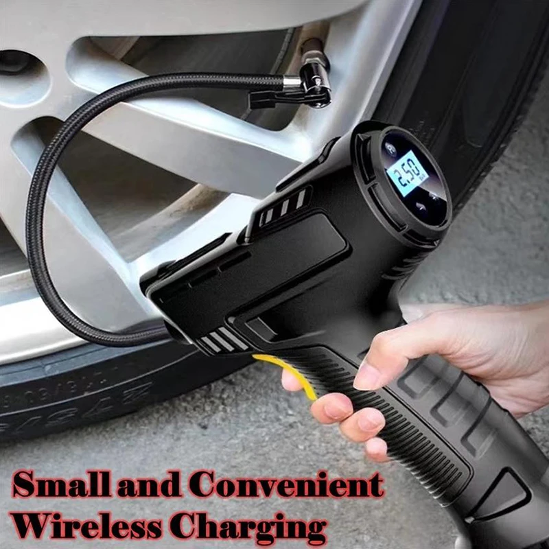 120W-Handheld-Air-Compressor-Wireless-Wired-Inflatable-Pump-Portable ...
