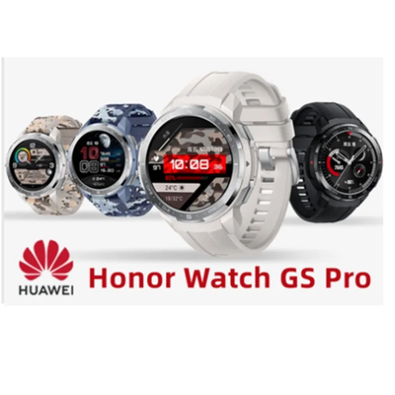 Huawei Honor Watch Gs Pro 25-day Battery Gps Weather Warning Skiing ...
