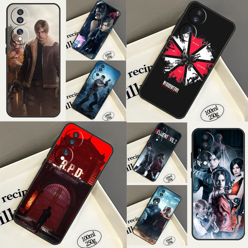 Resident Evil Case para Huawei P40 Lite P20 P30 Pro P Smart Nova 5T ...