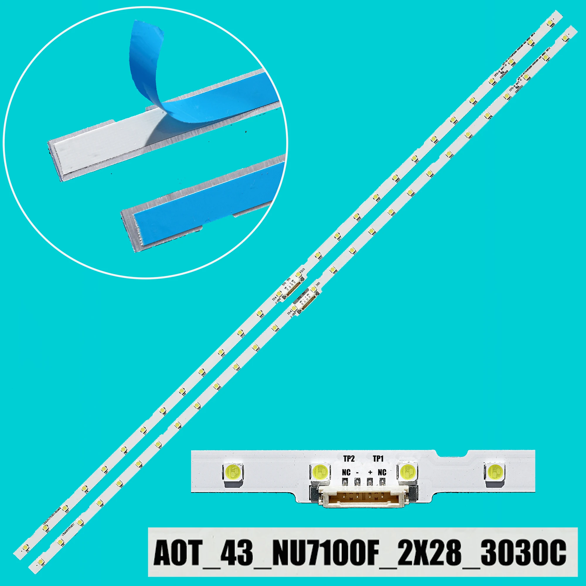LED-strip-For-UE43RU7100-UE43NU7120U-UE43NU7120-U-BN44-00947A ...