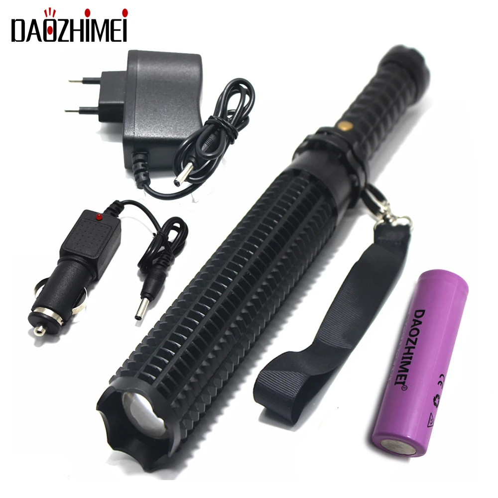 Linterna-led-con-zoom-para-polic-a-bast-n-telesc-pico-de-aluminio ...