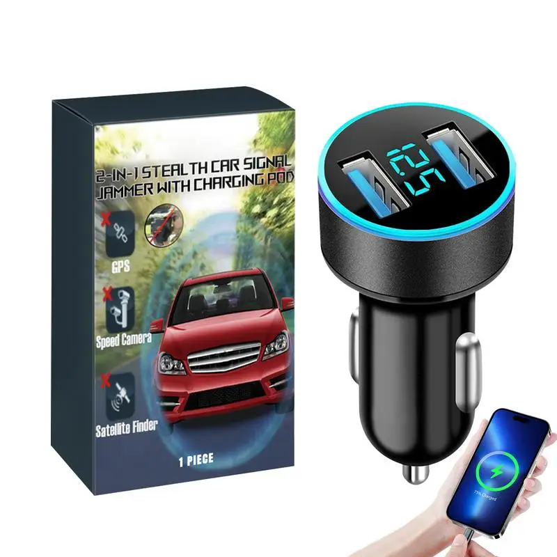 USB-Car-Charger-2-in-1-Car-Adapter-with-Dual-USB-Ports-Automotive-Road ...