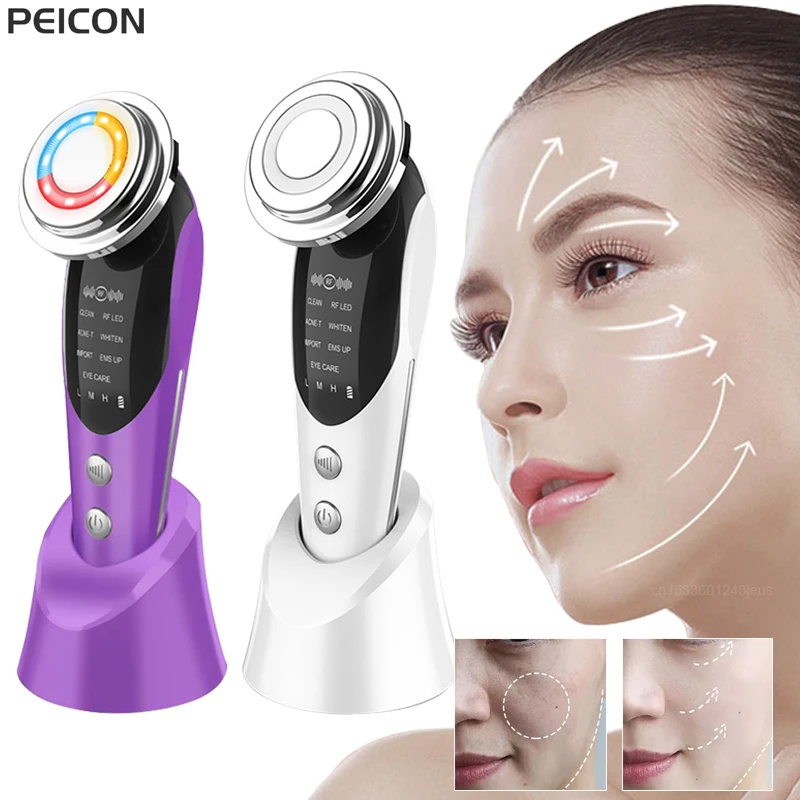 RF-Lifting-Machine-Skin-Tightening-EMS-Face-Lifting-Massager-7-in-1 ...