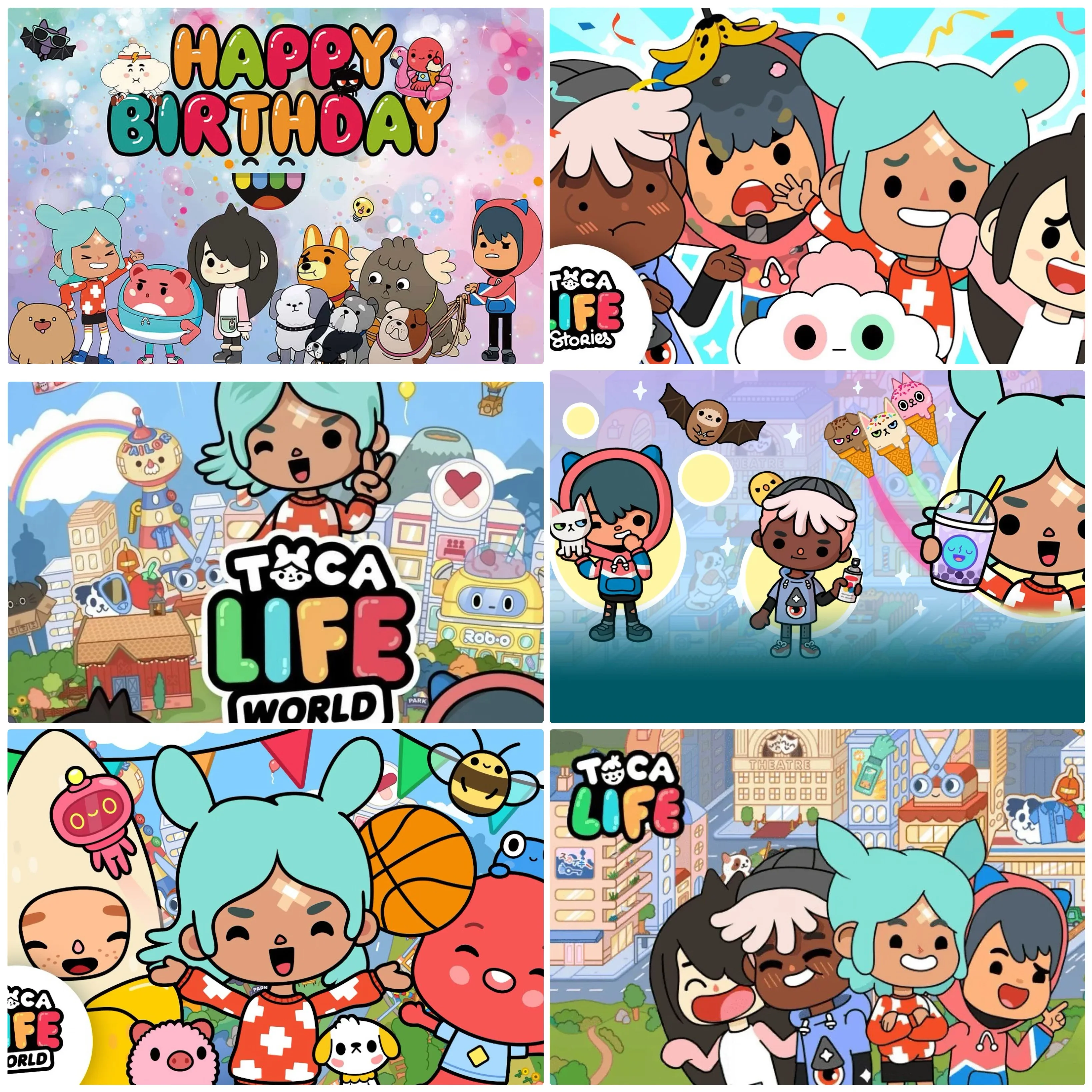 Toca-Life-World-Theme-Backdrops-para-Birthday-Party-Photography-Cartoon ...