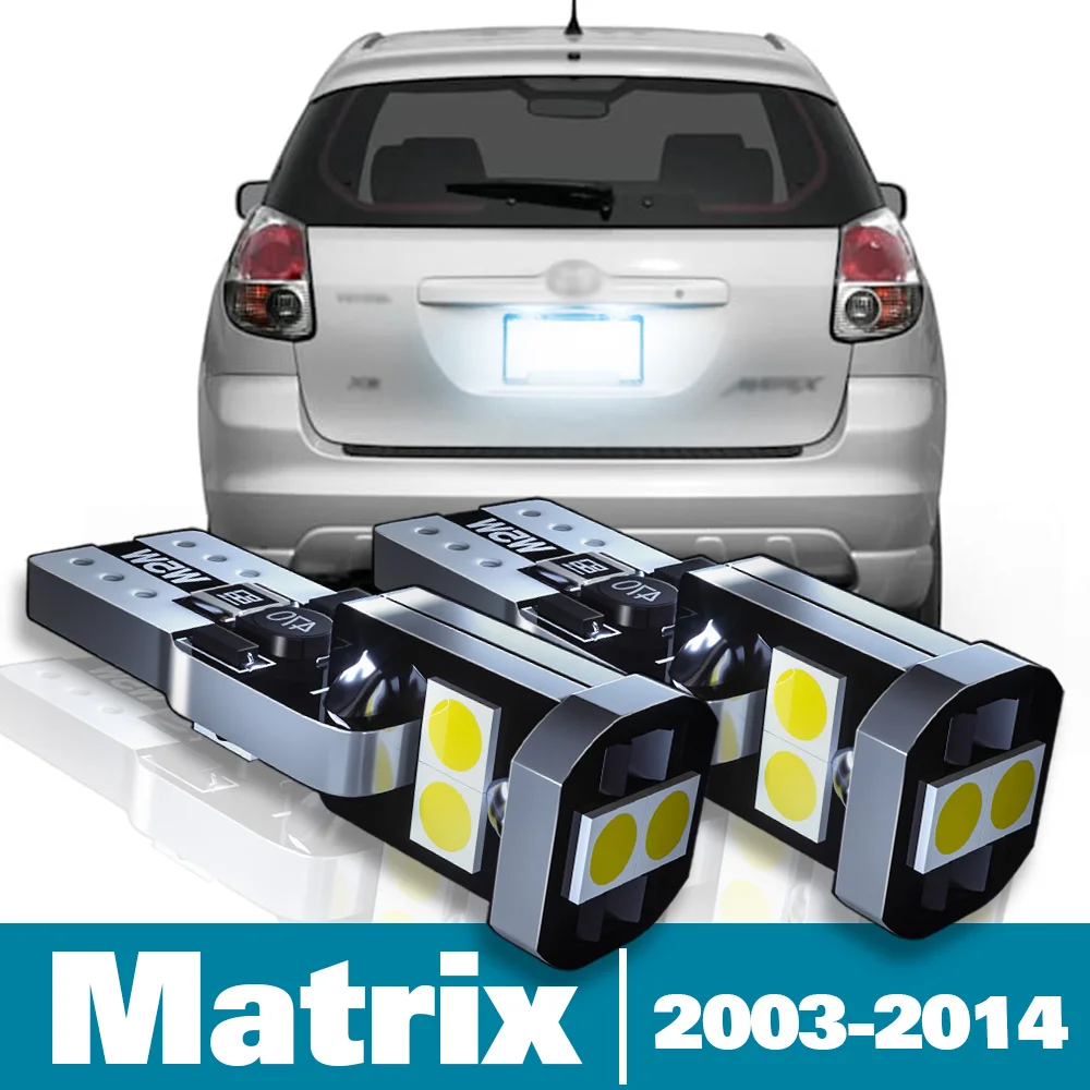 2pcs LED License Plate Light For Toyota Matrix Accessories 2003 2004 2005 2006 2007 2008 2009 2010 2011 2012 2013 2014 AliExpress