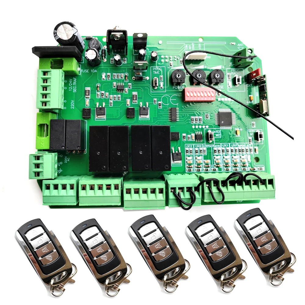 Replacement automatic Swing gate control circuit board electronic card ...