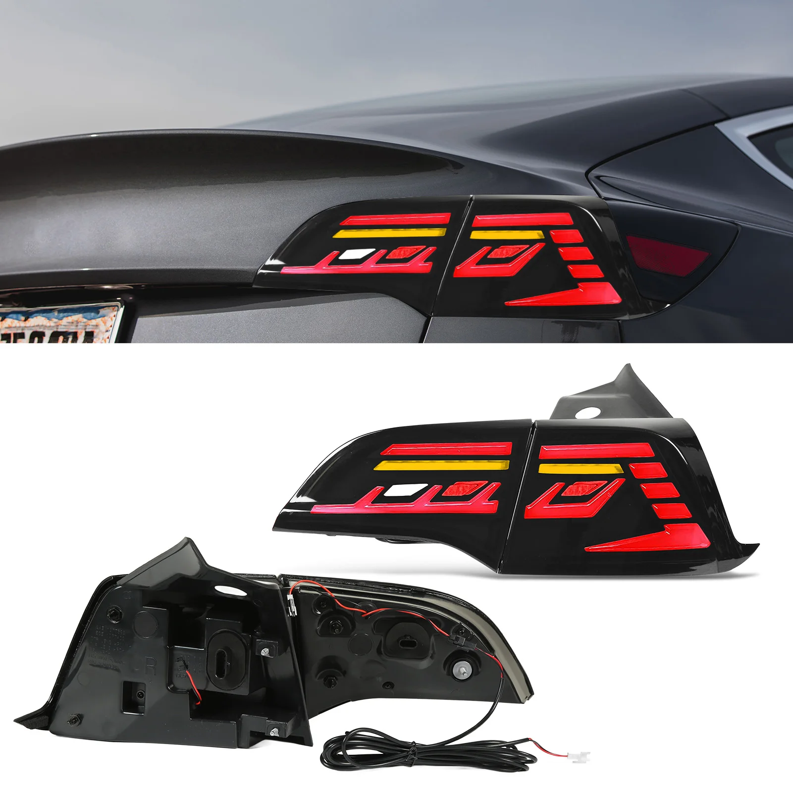 LED-Tail-Lights-With-Dynamic-Turn-Signal-Replacement-for-Tesla-Model-3 ...