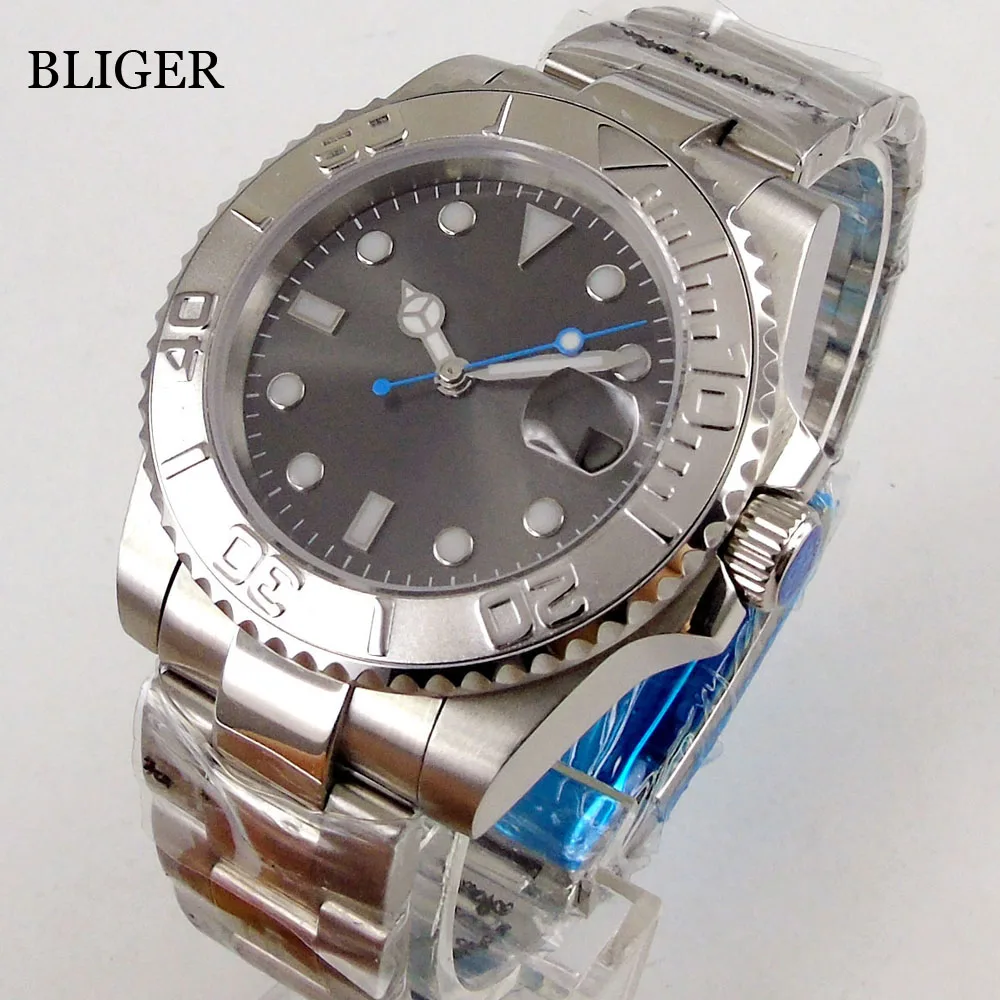 Mens Watch Automatic | Bliger Mens Watches | Pt5000 Watches Men ...