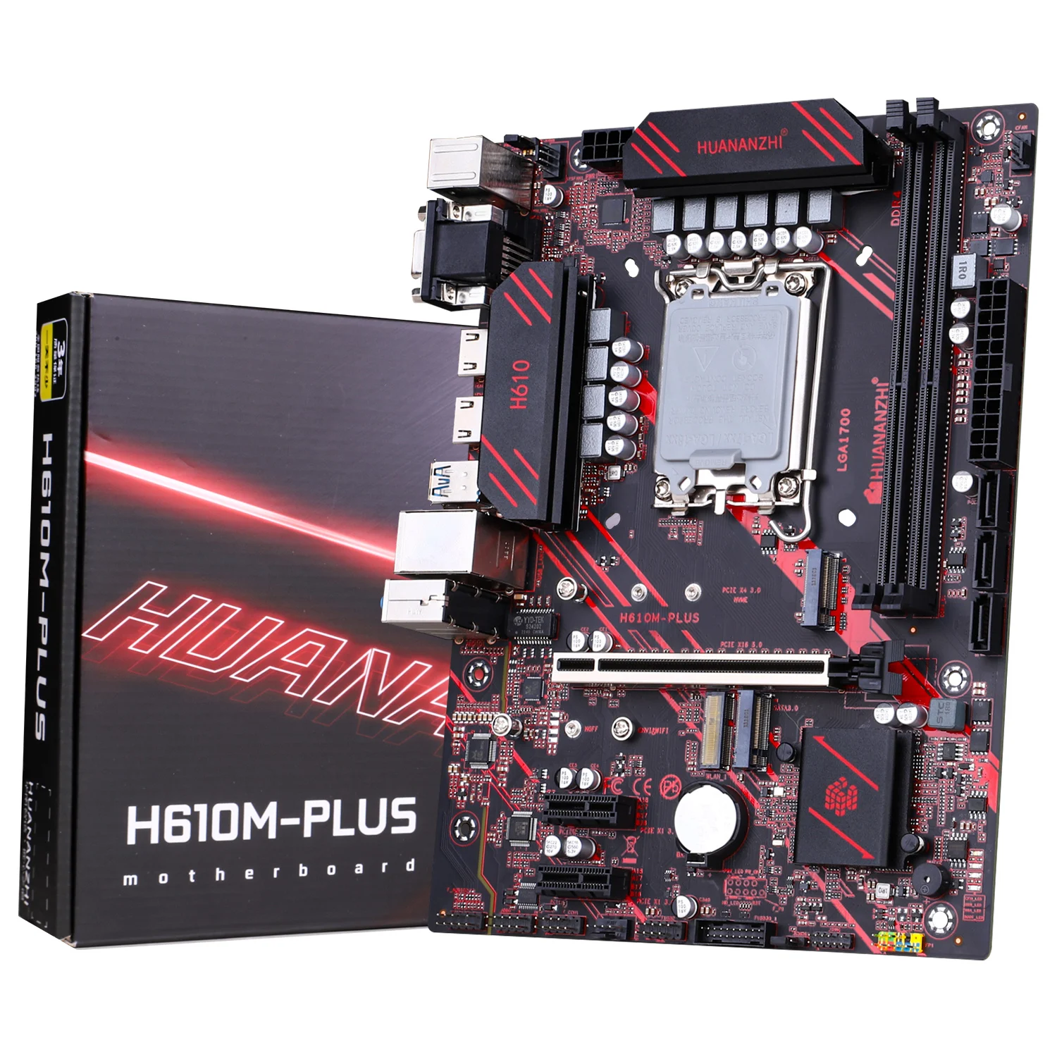 HUANANZHI-H610-M-PLUS-M-ATX-Motherboard-Support-DDR4-12-13-Gen-CPU-LGA ...