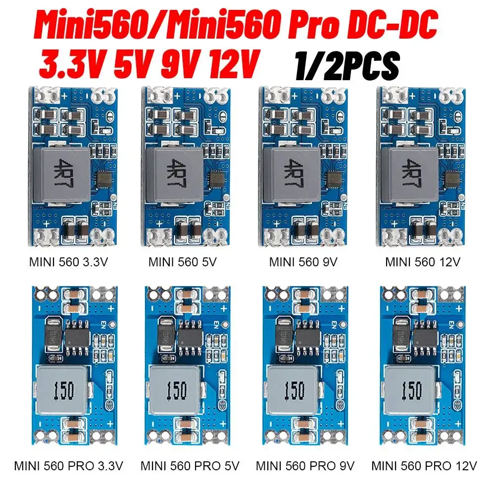 1-2PC-Mini560-Pro-DC-DC-Step-Down-Buck-Stabilized-Voltage-Power-Supply ...