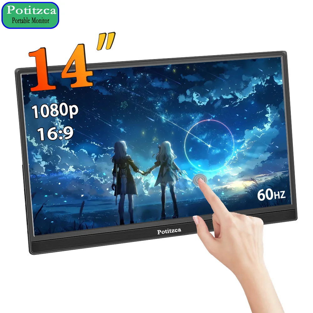 Monitor-port-til-de-14-pulgadas-para-PC-pantalla-externa-de-viaje-60HZ ...