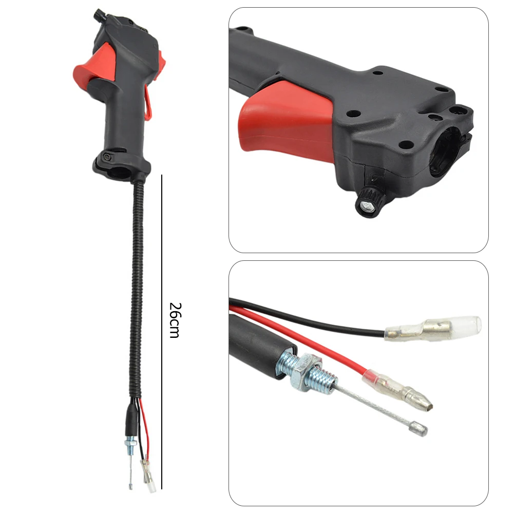 26mm-Handle-Switch-Throttle-Trigger-Cable-for-Trimmer-Brush-Cutter-w ...